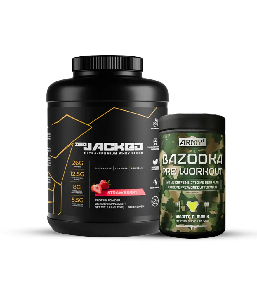 Lean Power Performance Stack | ISO Jacked Whey & Bazooka – Jacked Nutrition
