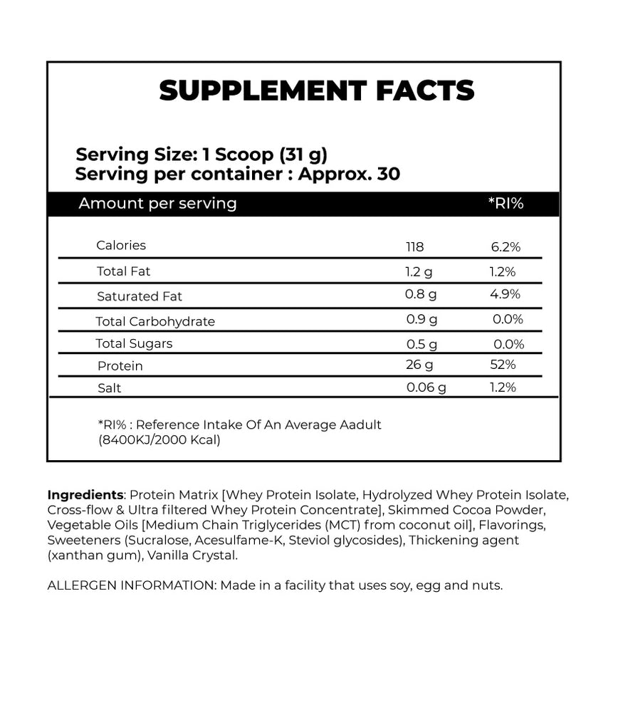 Whey Protein in Pakistan | ISO Jacked | Jacked Nutrition