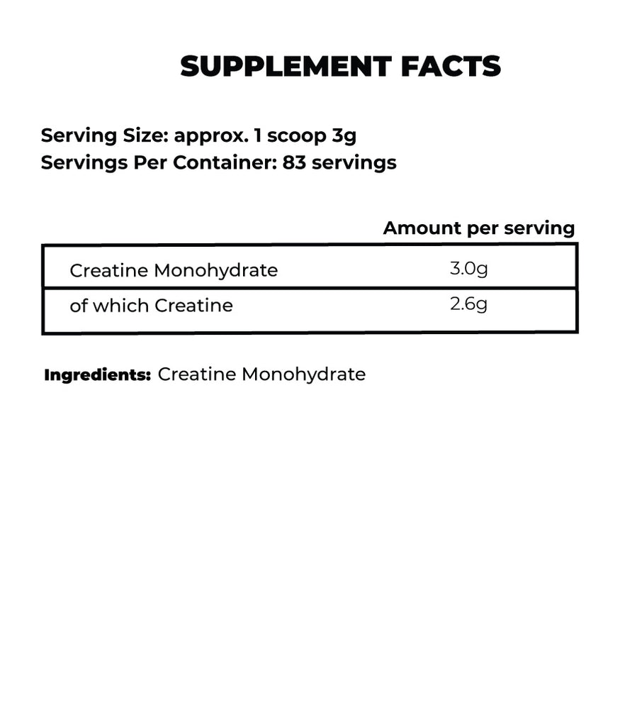 Buy Myprotein Impact Creatine Monohydrate - Affordable Price — Jacked ...