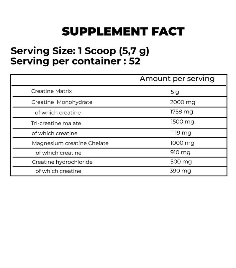 SYNTHESIS MULTI CREATINE COMPLEX – Jacked Nutrition
