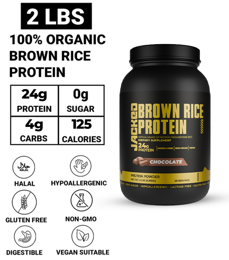 Jacked Brown Rice Protein - Pakistan’s 1st Vegan Protein – Jacked Nutrition