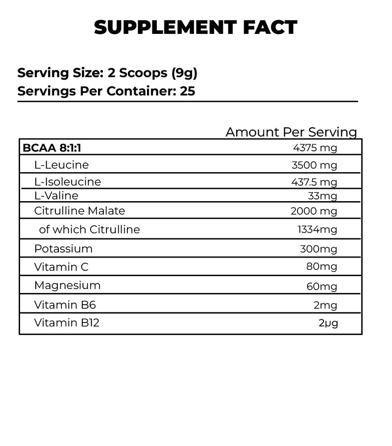 KL BCAA DEFENDER – Jacked Nutrition