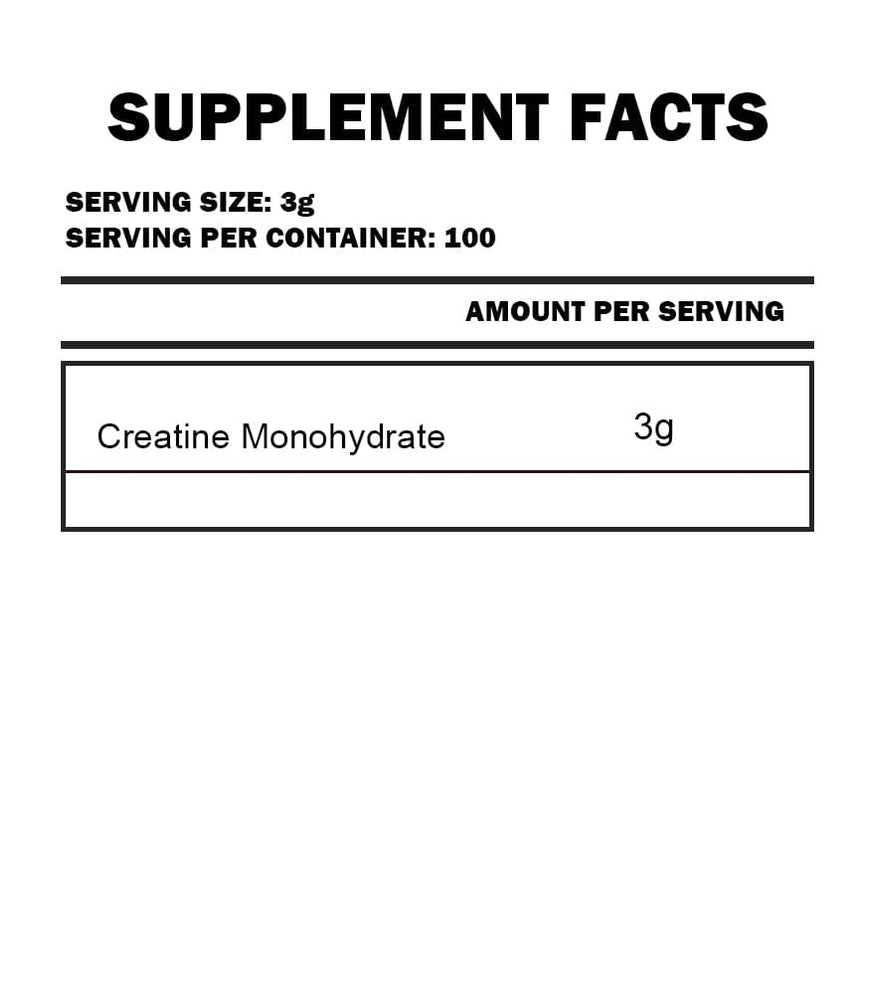 Quamtrax Pure Creatine Powder- Free Delivery - Jacked Nutrition